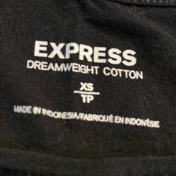 Express | Tops | New Express Black Floral Sequin Tee | Poshmark